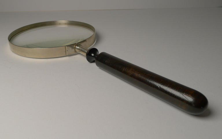 Antique English Oversized Magnifying / Library Glass c.1900 at 1stDibs ...