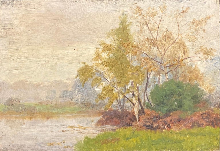 Antique English - Early 1900's English Impressionist Oil Painting ...