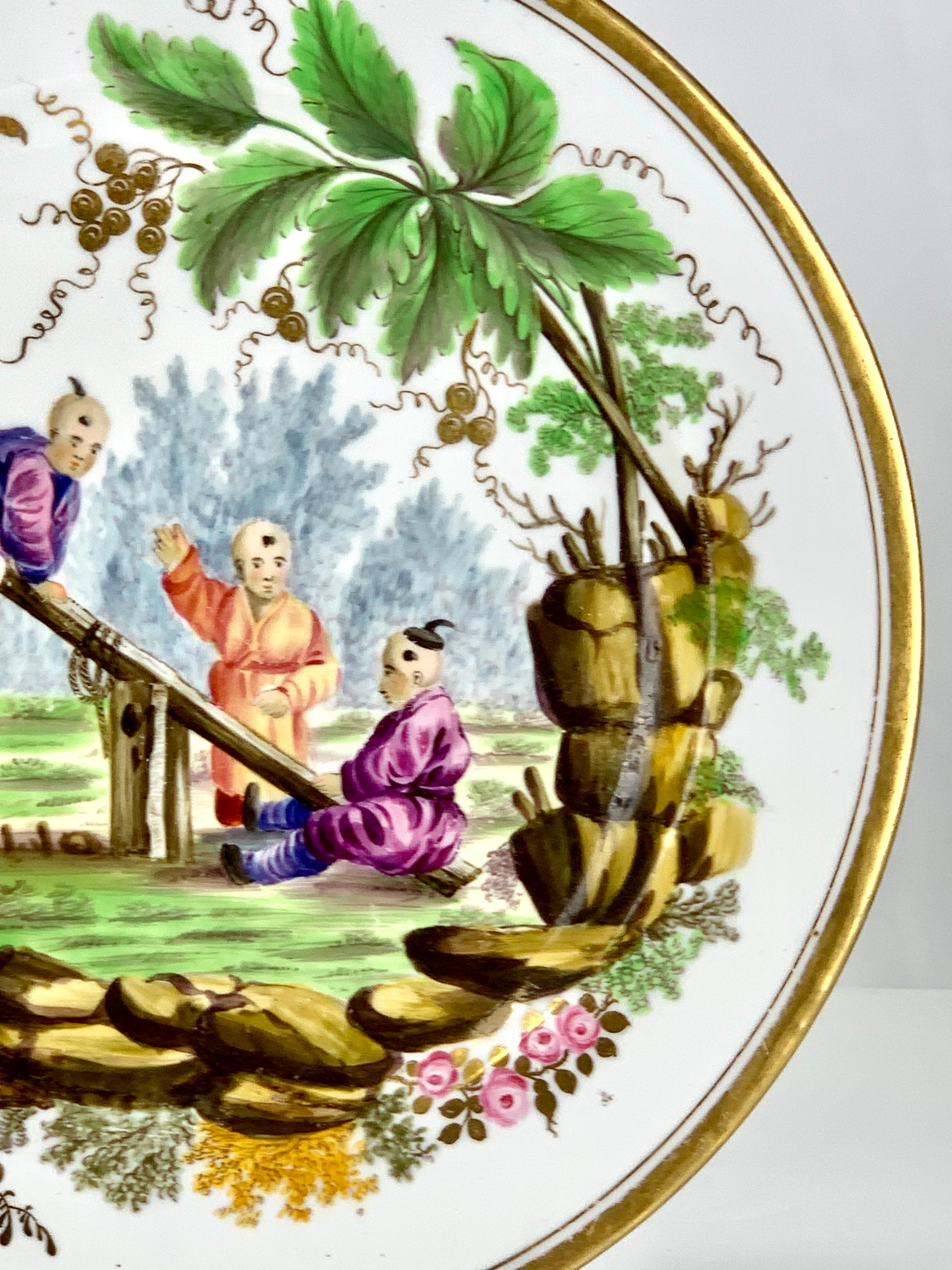 Antique English Porcelain Chinoiserie Dish Regency Period Minton Circa ...