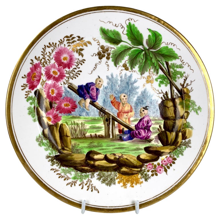 Antique English Porcelain Chinoiserie Dish Regency Period Minton Circa ...
