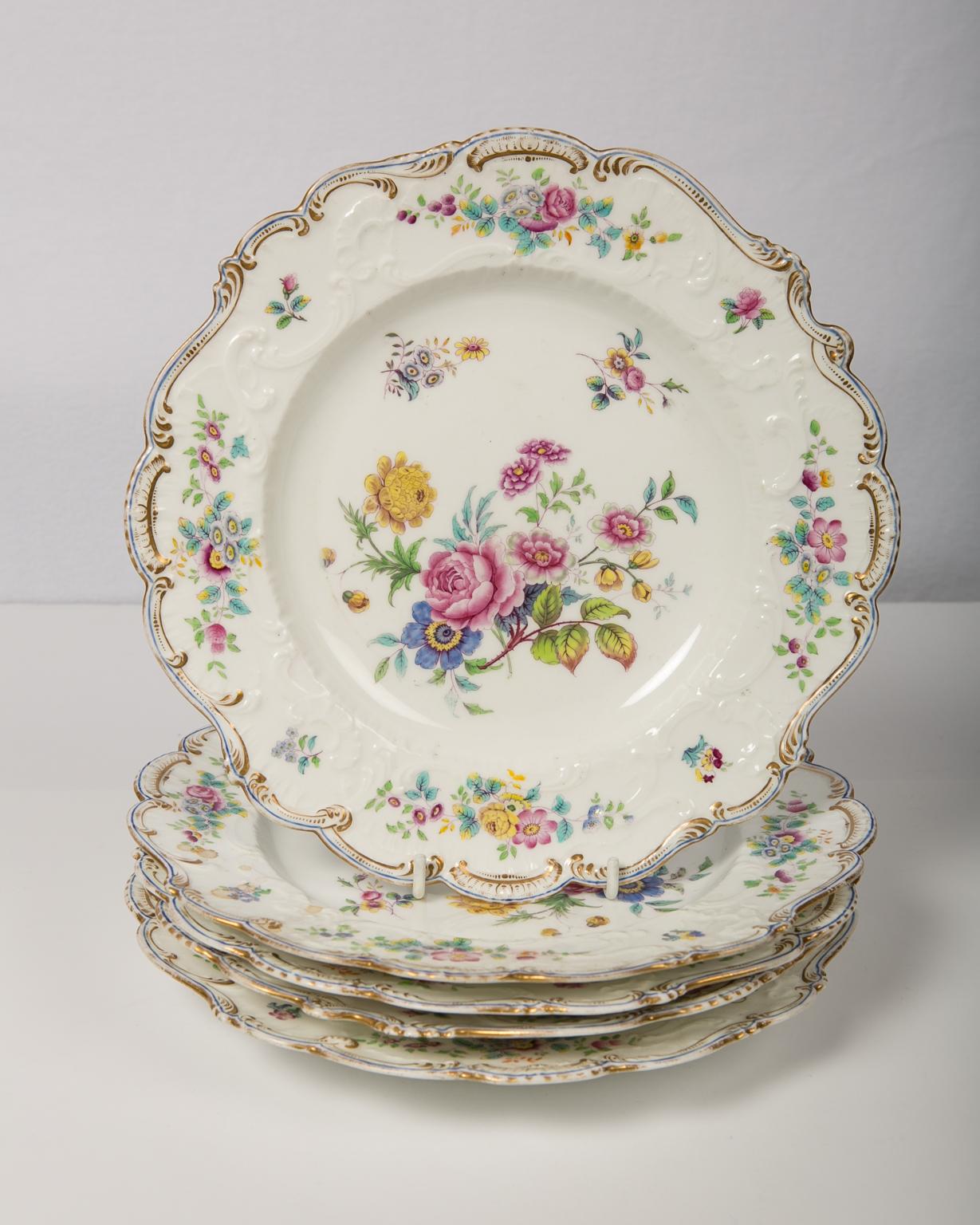 Victorian Porcelain Dishes, Set of Five circa 1850 at 1stDibs | antique ...