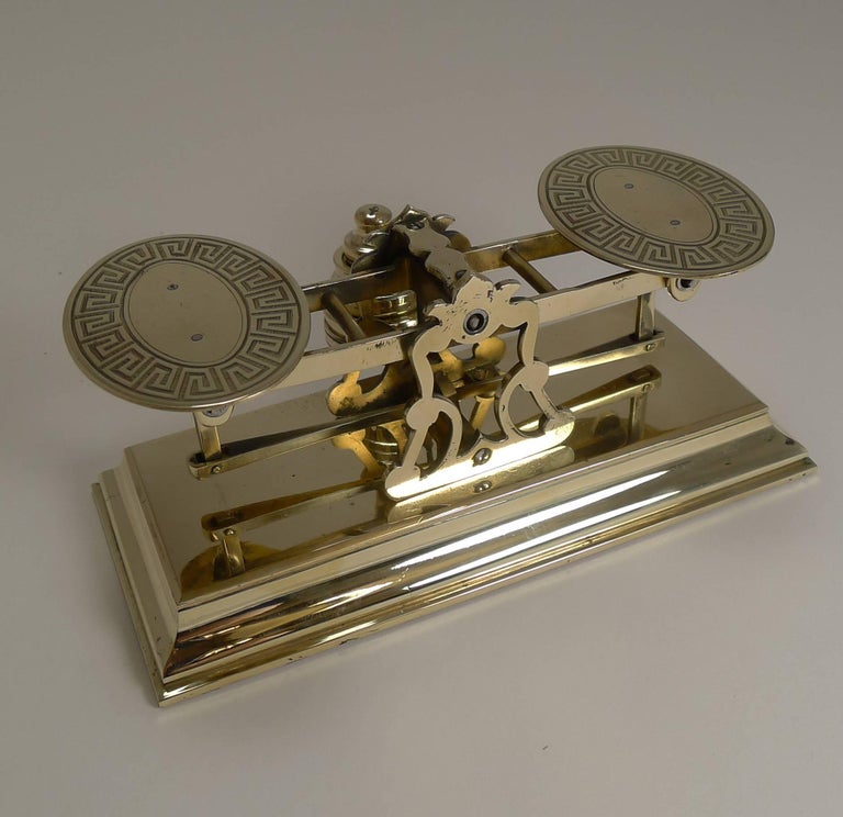 Antique English Postal/Letter Scales by Sampson Mordan, circa 1880 at ...