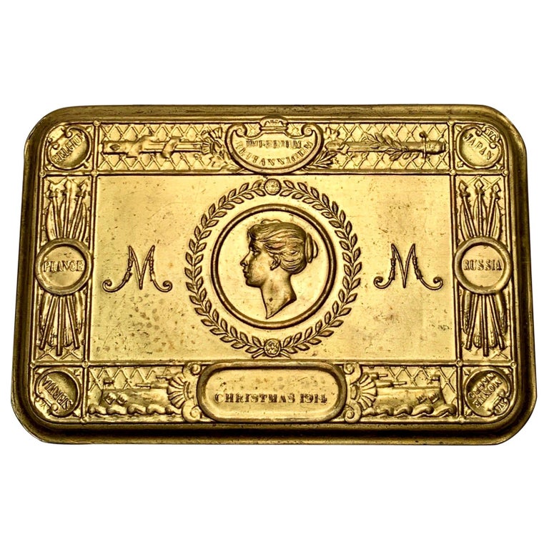 Antique English "Princess Mary" Chocolate Box, Christmas, 1914 at 1stDibs