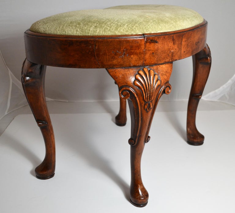 Antique English Queen Anne Style Bench For Sale at 1stDibs | queen anne ...