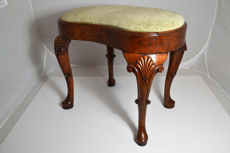 Antique English Queen Anne Style Bench For Sale at 1stDibs | queen anne ...