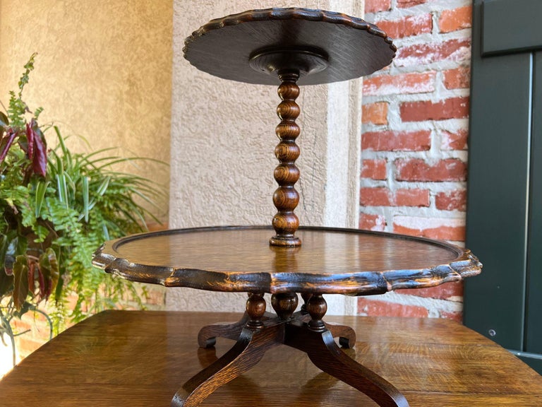 Antique English Revolving Dessert Server Cookie Muffin Display Tea ...