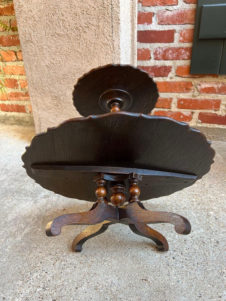 Antique English Revolving Dessert Server Cookie Muffin Display Tea ...