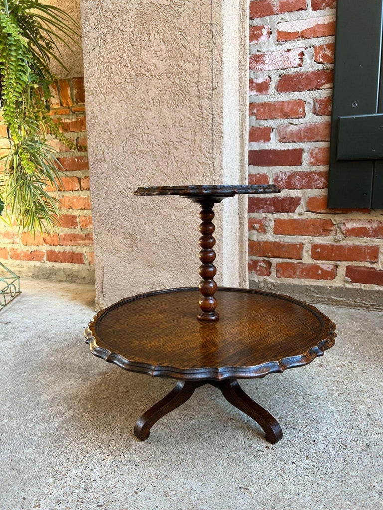 Antique English Revolving Dessert Server Cookie Muffin Display Tea ...