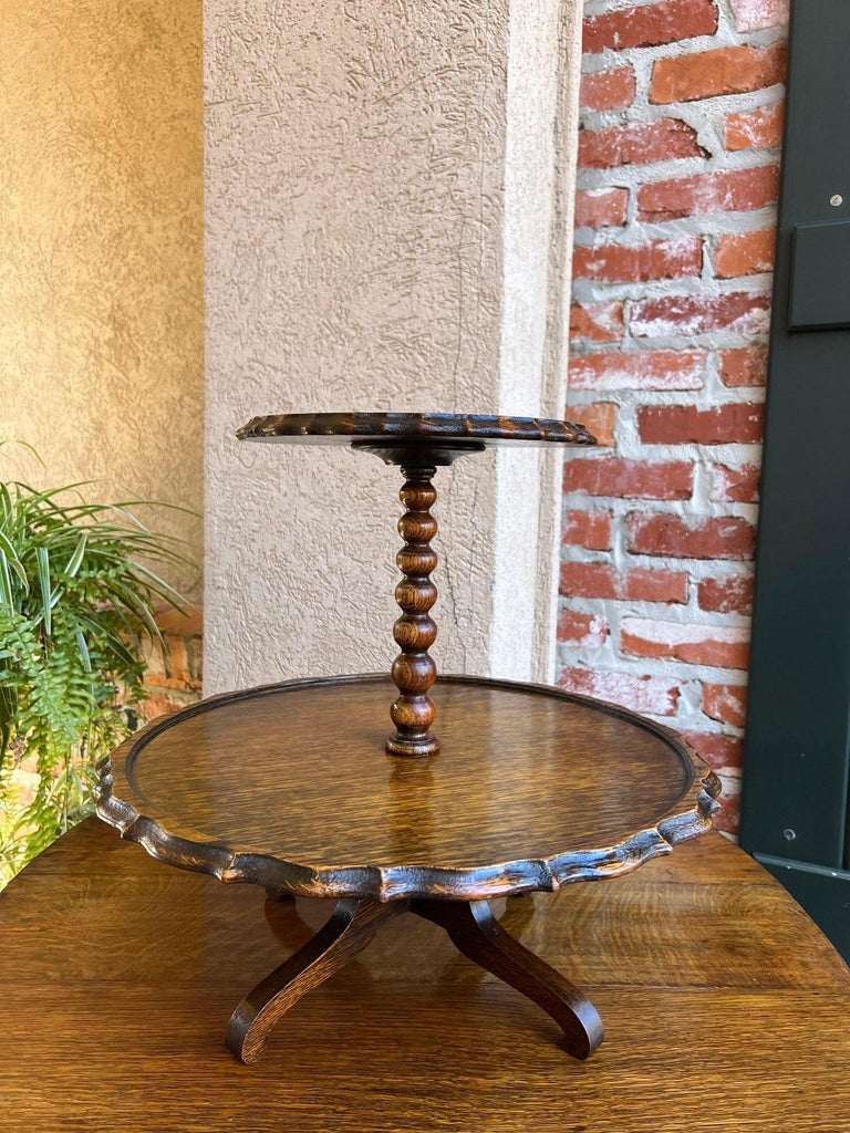 Antique English Revolving Dessert Server Cookie Muffin Display Tea ...