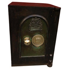 Antique Cast Iron Combination Safe at 1stDibs
