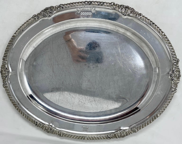 Antique English Sheffield Silver-Plate Meat Dome and Tray, Circa 1860 ...