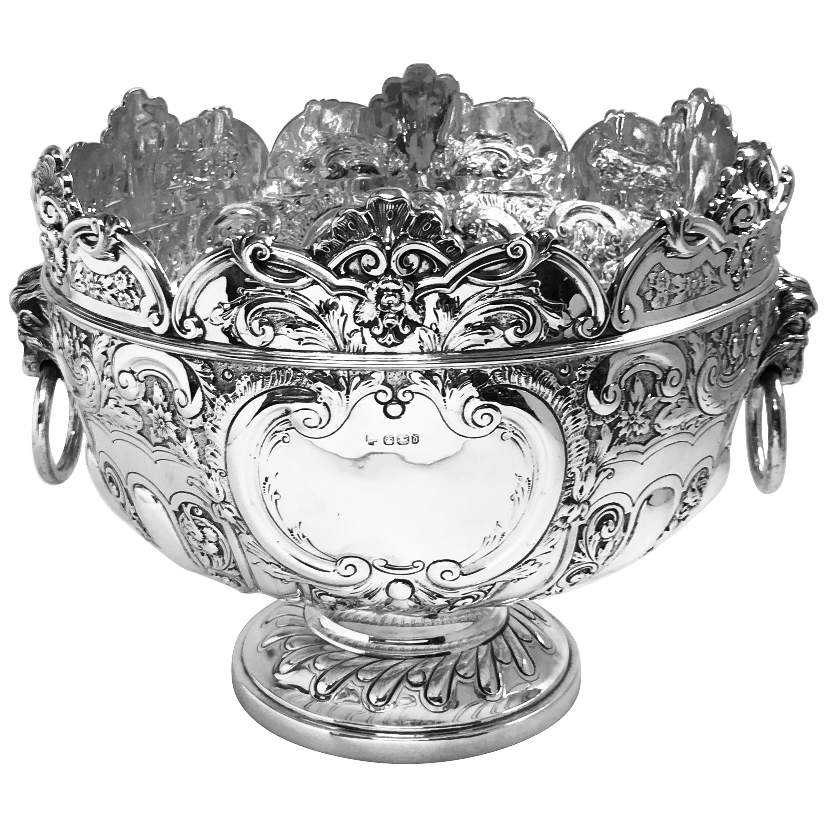 Antique English Silver Bowl at 1stDibs