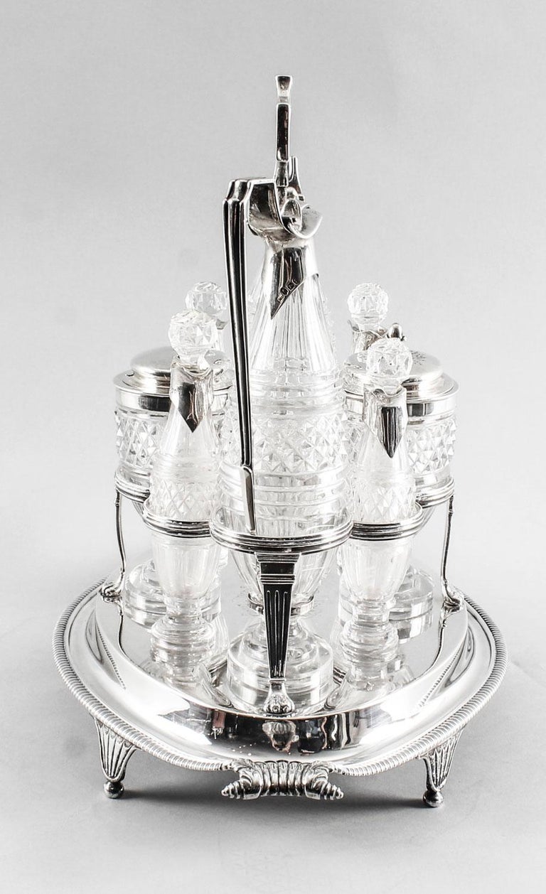 Antique English Silver Condiment Cruet Set Paul Storr, 18th Century at ...