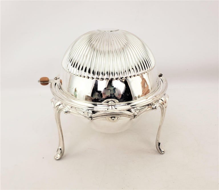 Antique English Silver Plated Domed Breakfast Warmer or Server For Sale ...