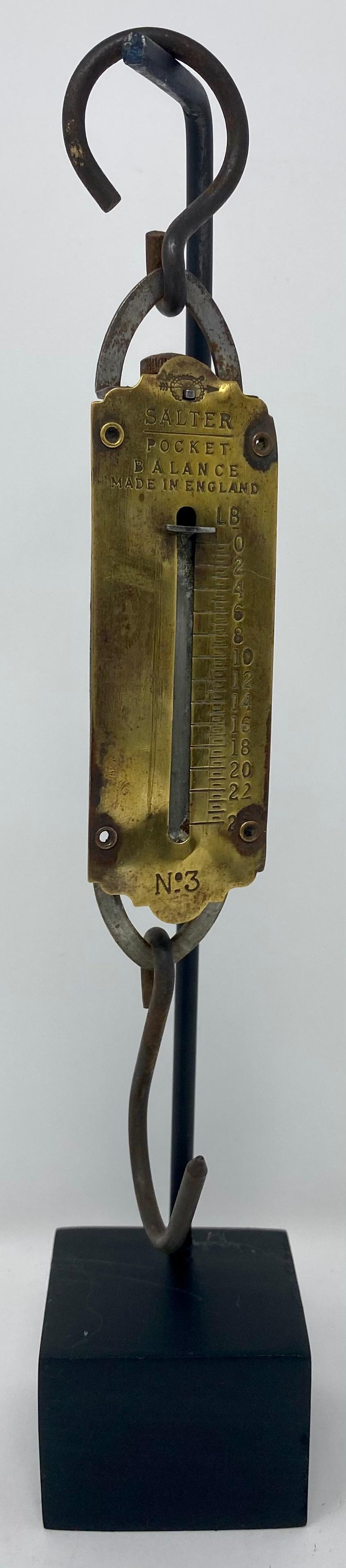 Antique English Spring Balance Scale Made by Salter 100 Years Old ...