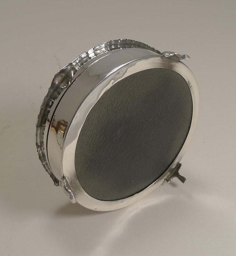 Antique English Sterling Silver Jewelry / Ring Box, 1917 at 1stDibs ...