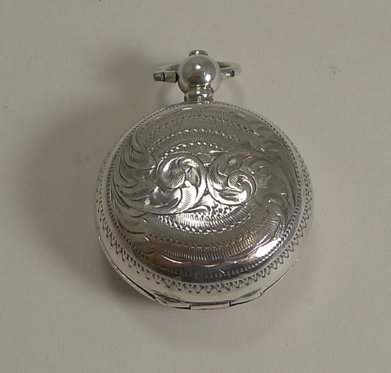 Antique English Sterling Silver Sovereign Case, 1903 at 1stDibs
