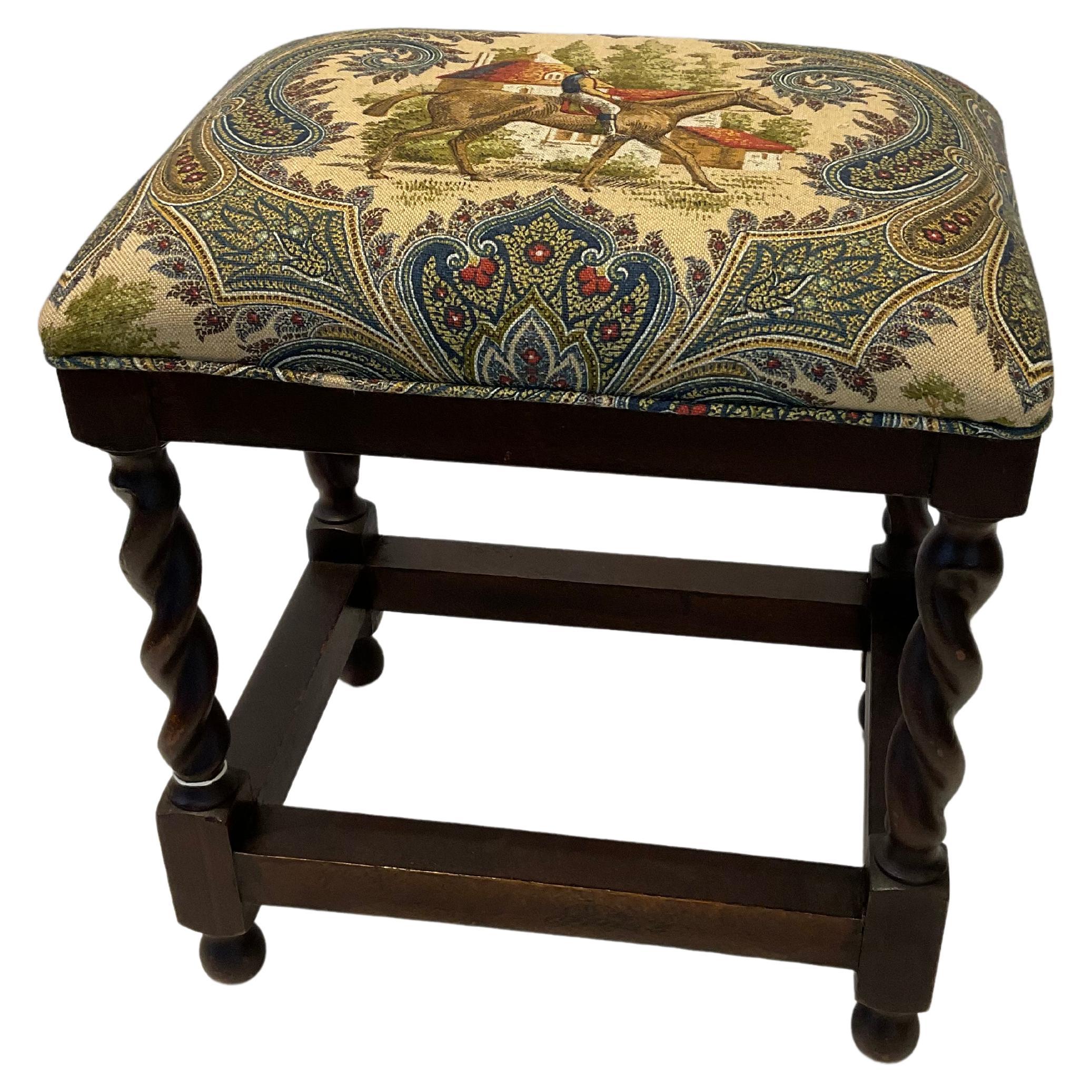 Antique English Regency Bobbin Stool For Sale at 1stDibs