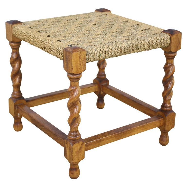 Antique English String Stool at 1stDibs
