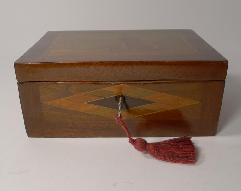 Antique English Trinity House Box circa 1870, Ship at 1stDibs