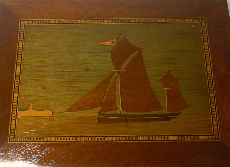 Antique English Trinity House Box circa 1870, Ship at 1stDibs