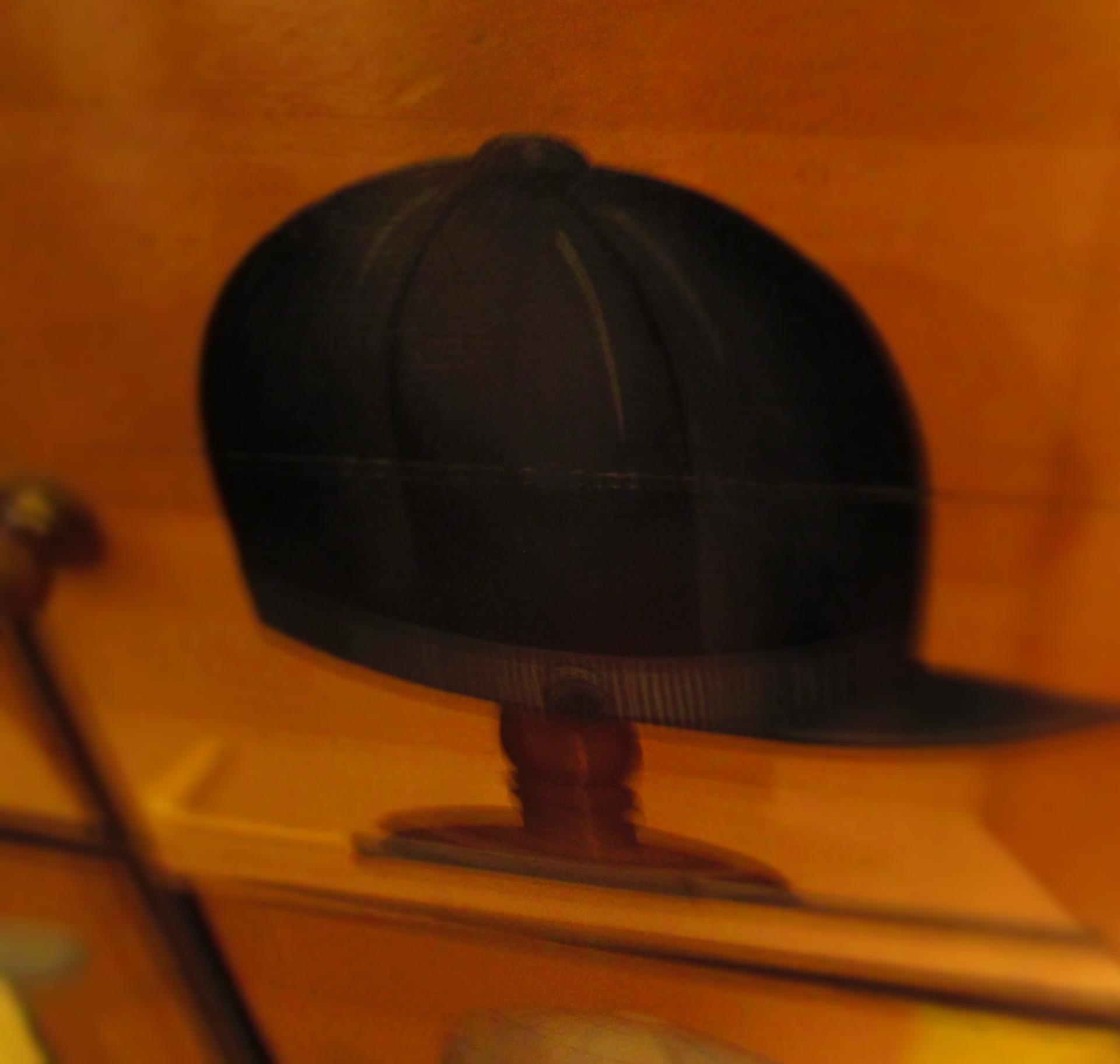 Antique English Trompe L'oei Painted Hat Maker and Outfitters Locker ...