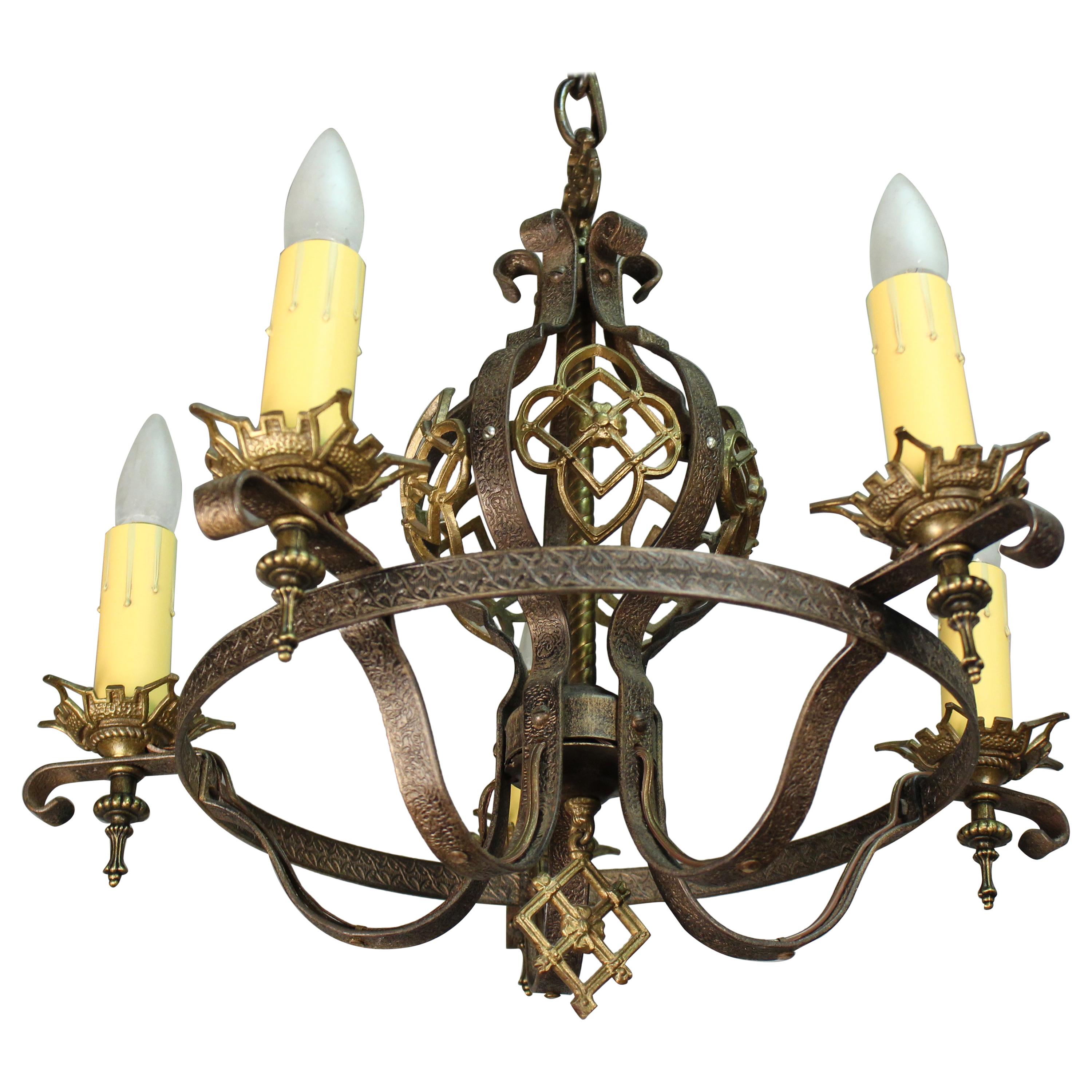 Classic Spanish Revival Chandelier at 1stdibs