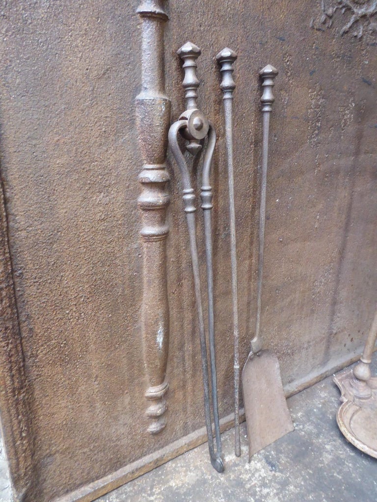 Antique English Victorian Fireplace Tools or Fire Tools, 19th Century ...
