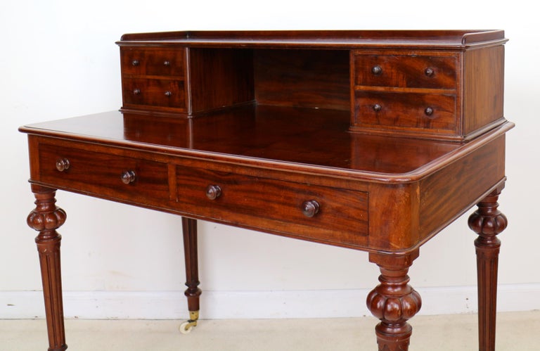 Antique English Victorian Mahogany Writing Table or Desk by Heal’s of ...