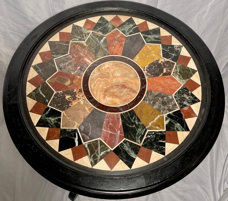 Antique English Victorian Marble Top Specimen Table, Circa 1880 For ...