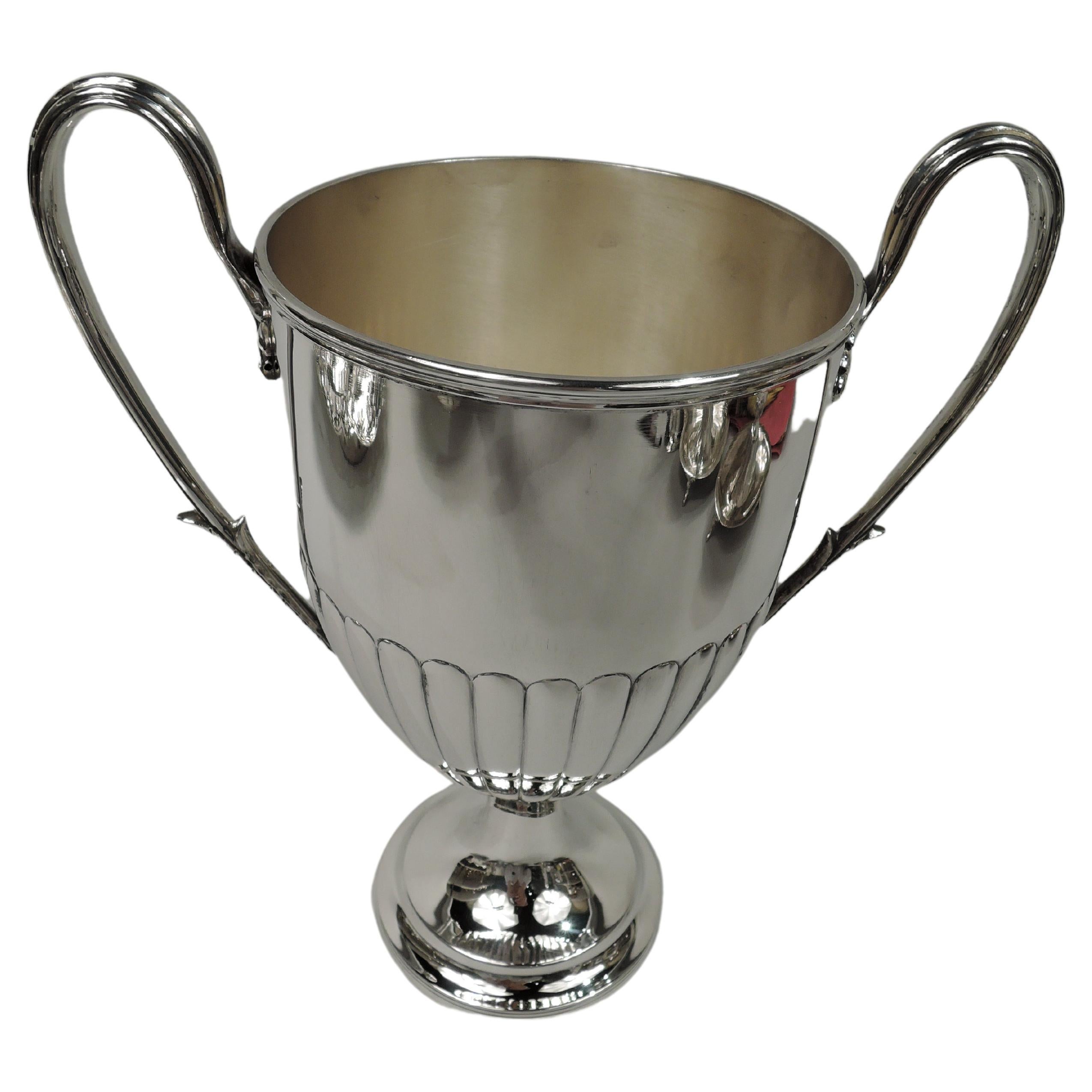 Antique English Victorian Neoclassical Sterling Silver Trophy Cup Urn ...