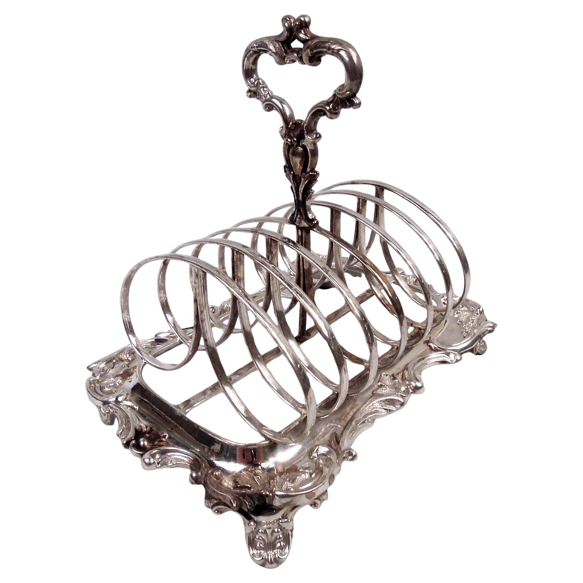 Antique English Victorian Sterling Silver Toast Rack, 1840 For Sale at ...