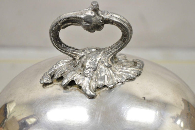 Antique English William Hutton Sons Silver Plated Meat Dish Serving ...