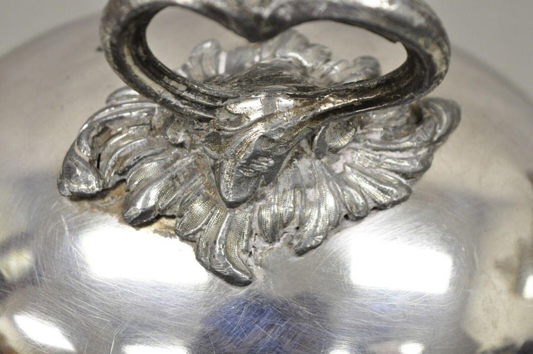 Antique English William Hutton Sons Silver Plated Meat Dish Serving ...