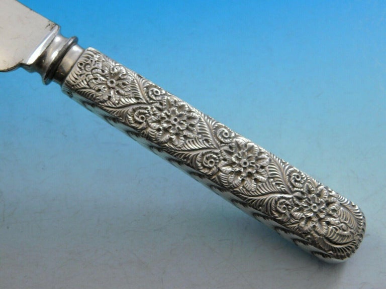 Antique Engraved by Tiffany and Co. Sterling Silver Banquet Knife For ...