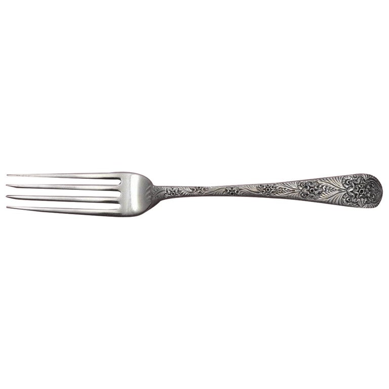Antique Engraved by Tiffany and Co Sterling Silver Regular Fork ...