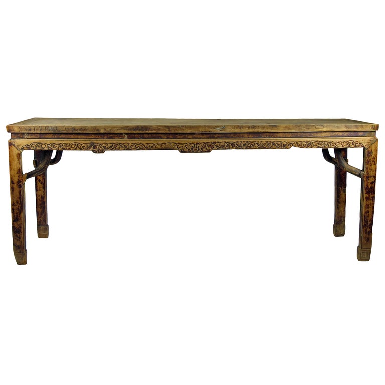 Antique Entryway Console Table For Sale at 1stDibs