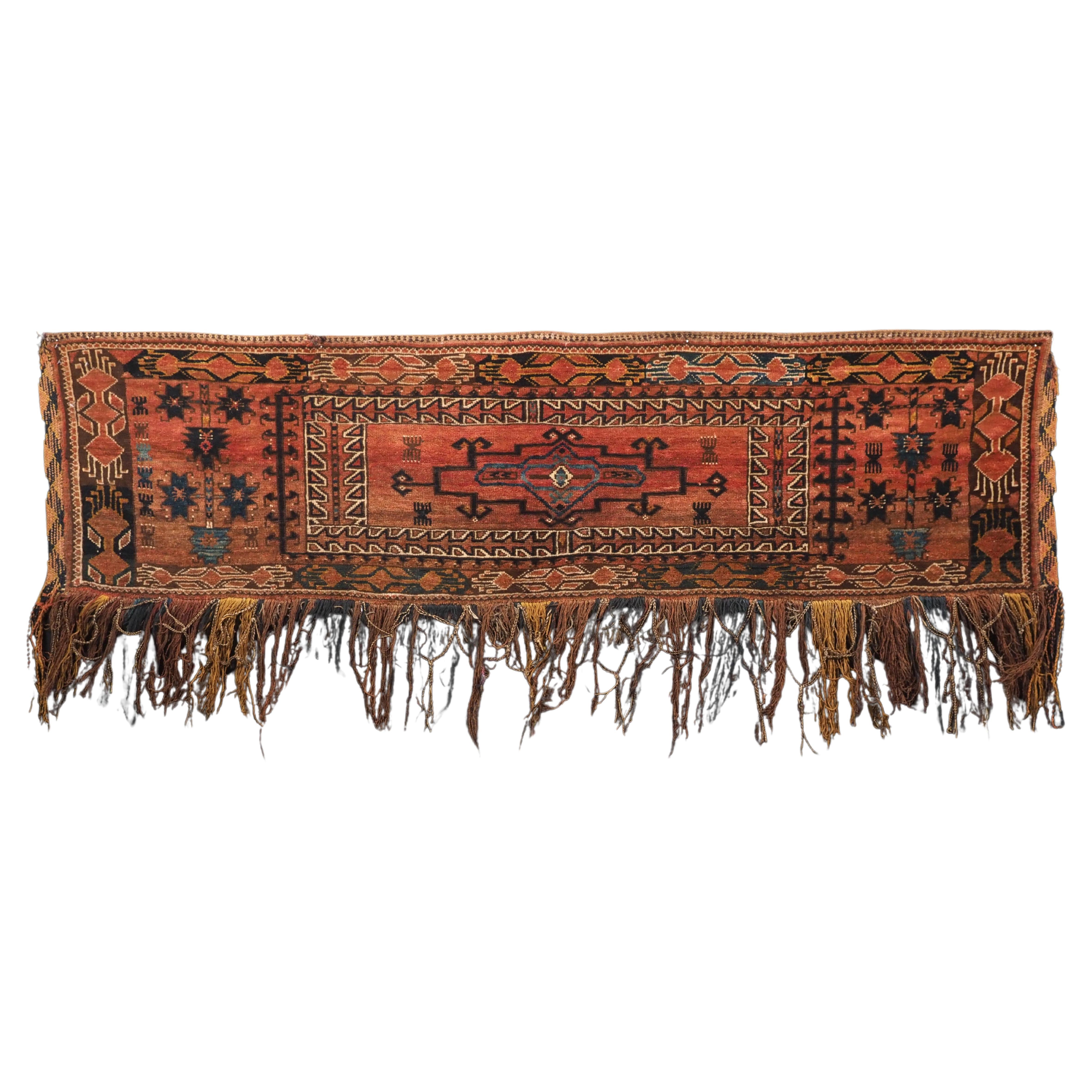 Antique Ersari Beshir Turkmen torba with mina khani design. Circa 1870 ...