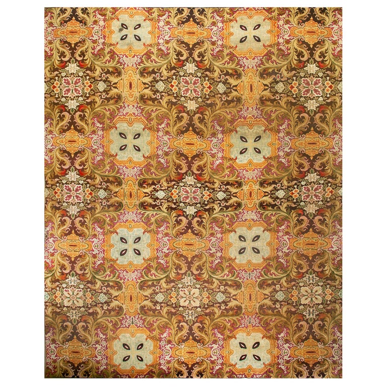 Antique European Axminster Rug at 1stDibs