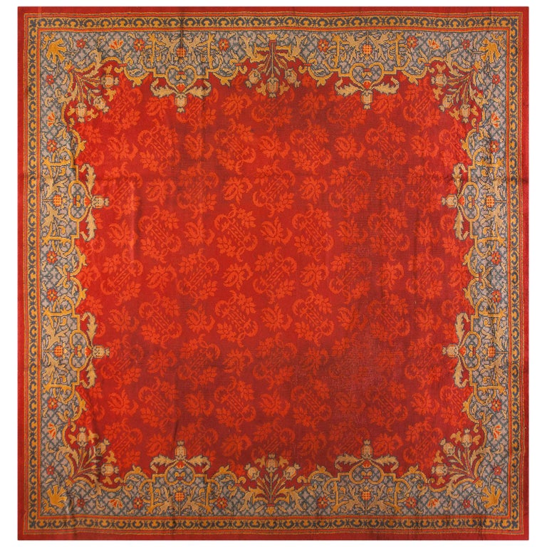 Antique European Axminster Rug For Sale at 1stDibs