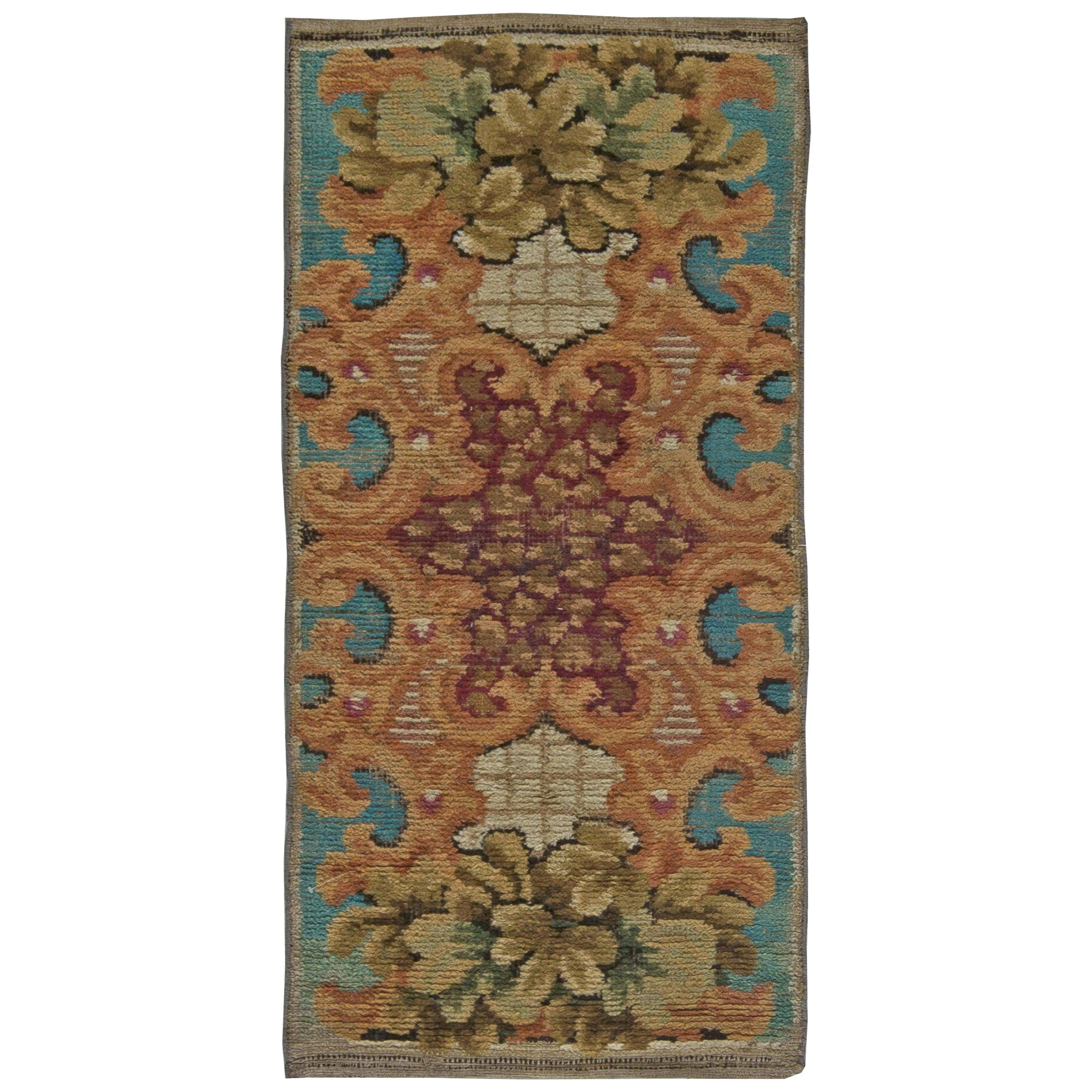 Antique European Tapestry Rug For Sale at 1stDibs