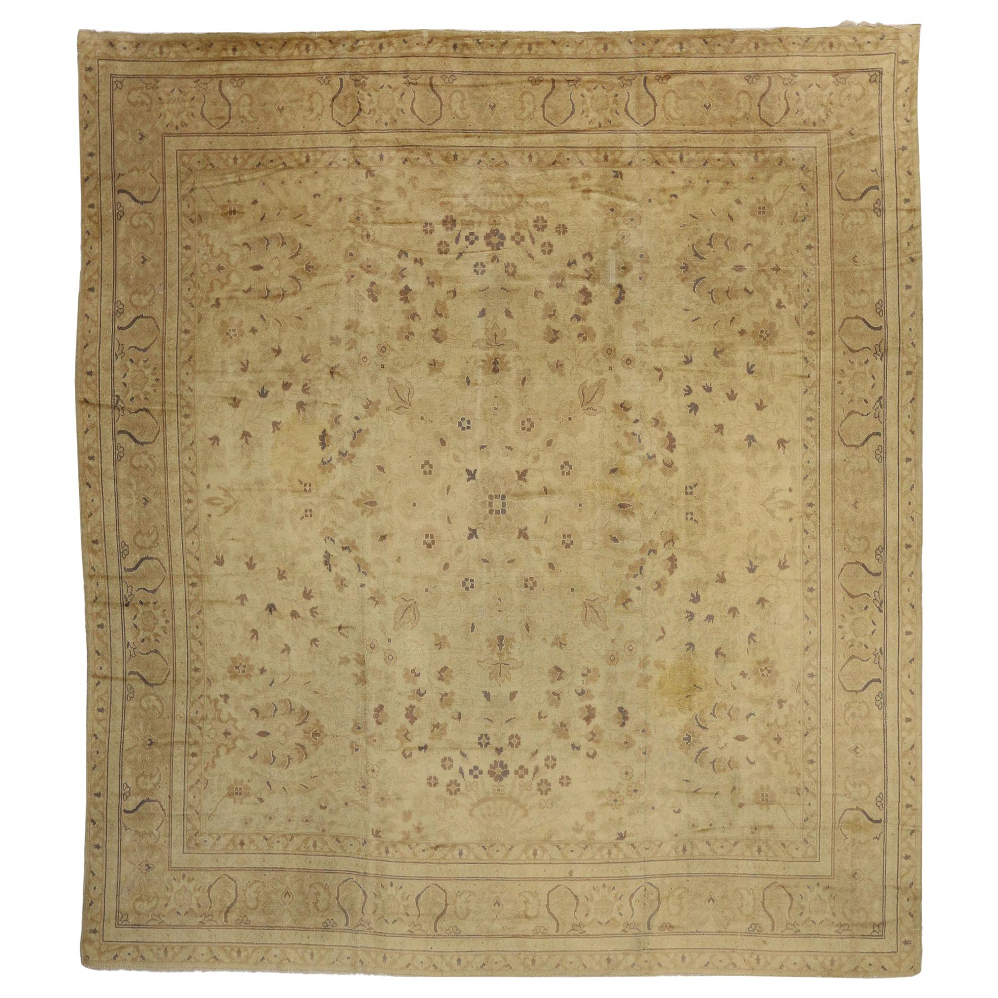 Antique Art Nouveau European Rug at 1stDibs