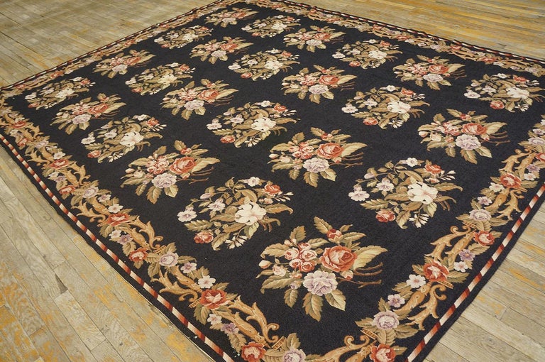 1980s Vintage Needlepoint Carpet ( 7'10'' x 9'6''- 240 x 290 ) For Sale ...