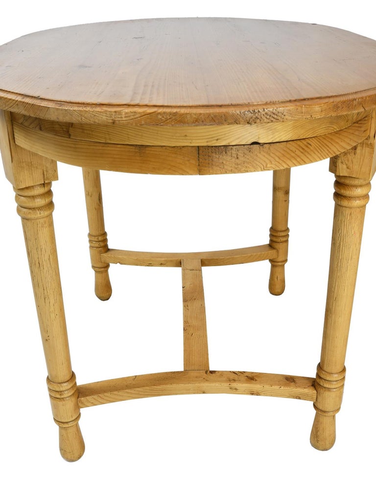 Antique European Oval Table in Pine, Danish or German, circa 1900 at ...
