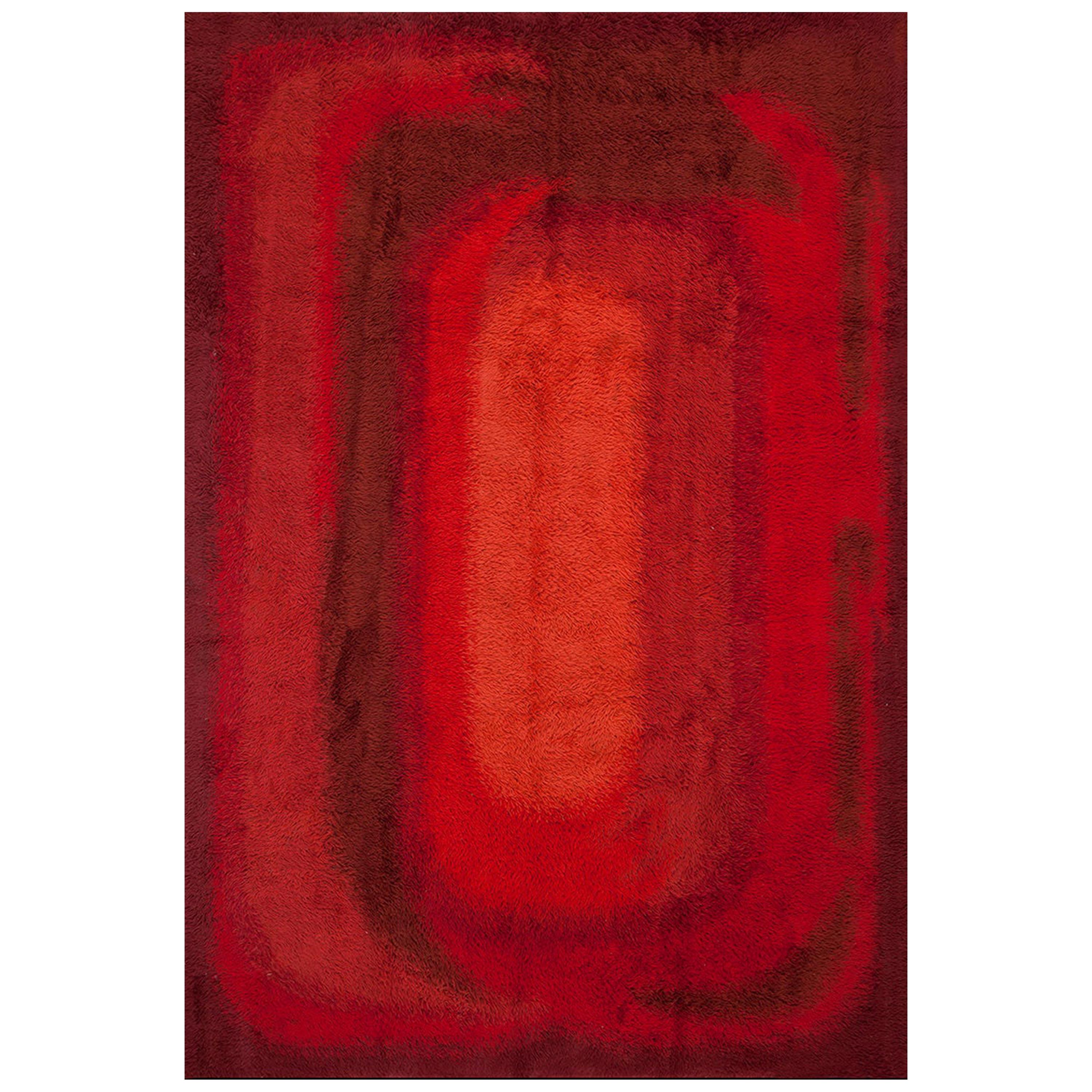 Tapis Rya Su dois Du Milieu Du XXe Si cle 3 2 X 5 8 96 X 172 Cm 