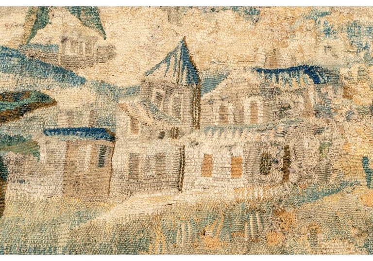 Antique European Tapestry with River Landscape at 1stDibs
