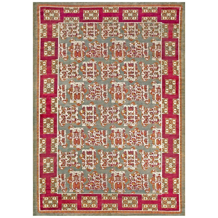 Antique European Ukrainian Rug For Sale at 1stDibs