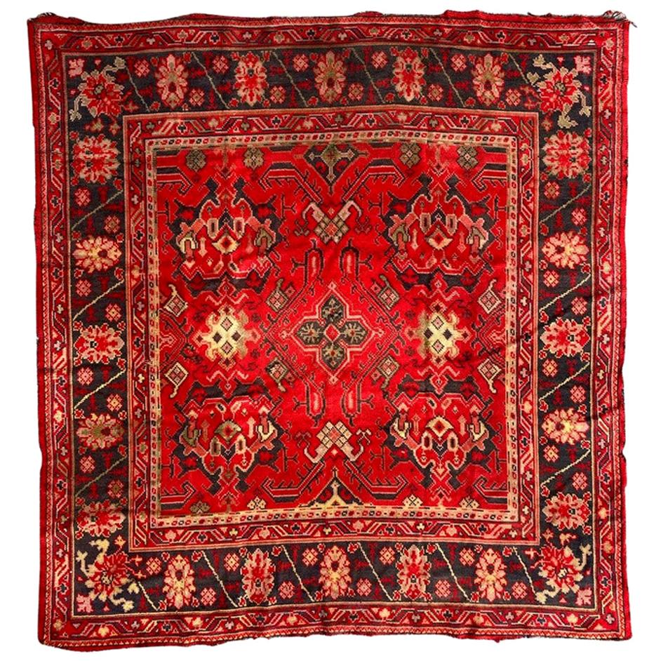 Antique European Tapestry Rug For Sale at 1stDibs