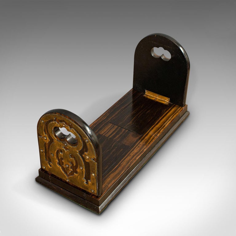 Antique Extending Book Slide, Coromandel, Bookend, Rack, Victorian ...