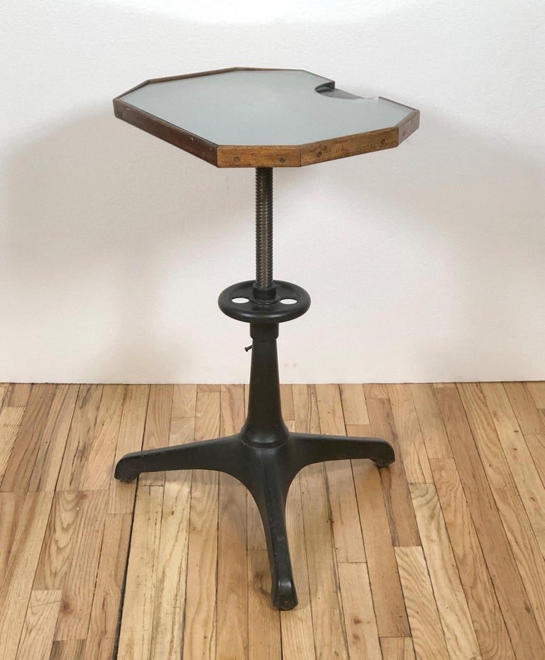 Antique Eye Glass Exam Table by Carl Ziess at 1stDibs